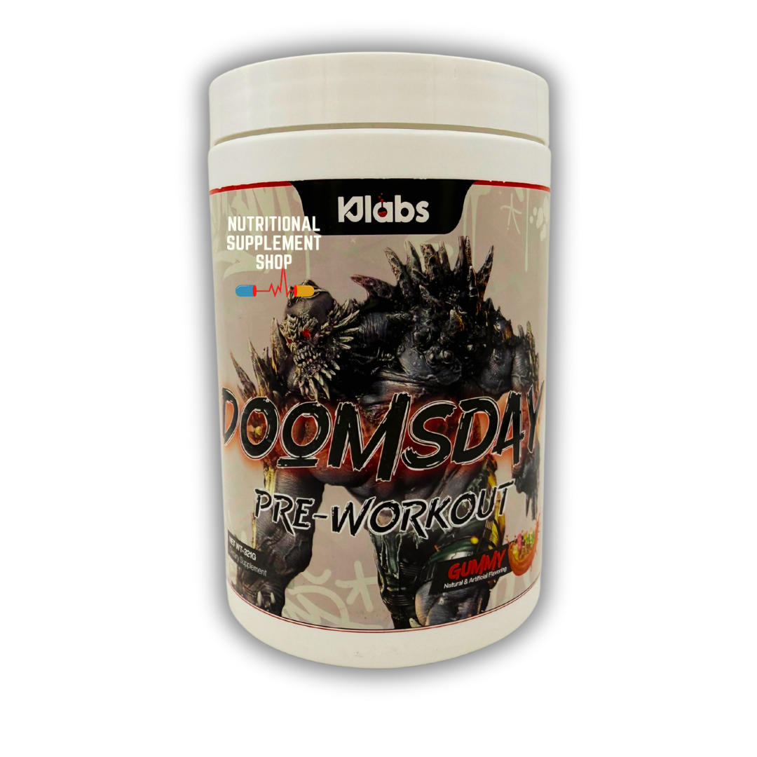 KJ Labs Doomsday Pre Workout 25 Servings Energy Focus Pumps