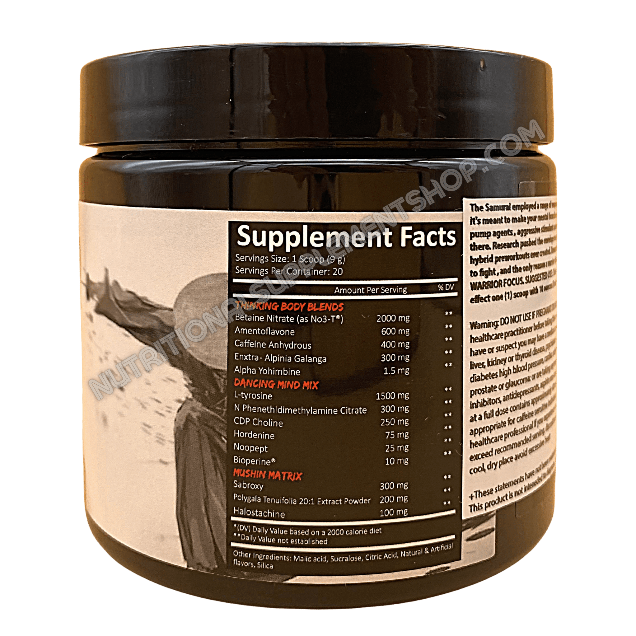 Samurai Science: Warrior Focus Pre Workout | Nootropic Pre-workout — NSS