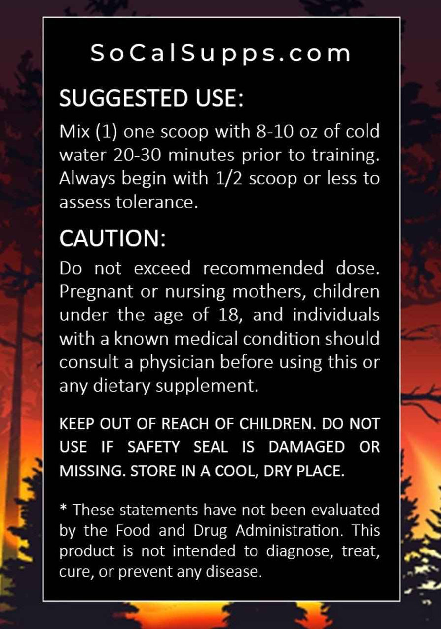 SoCal Supps: Wild Fire Pre Workout | Fully Dosed — Supplement Shop